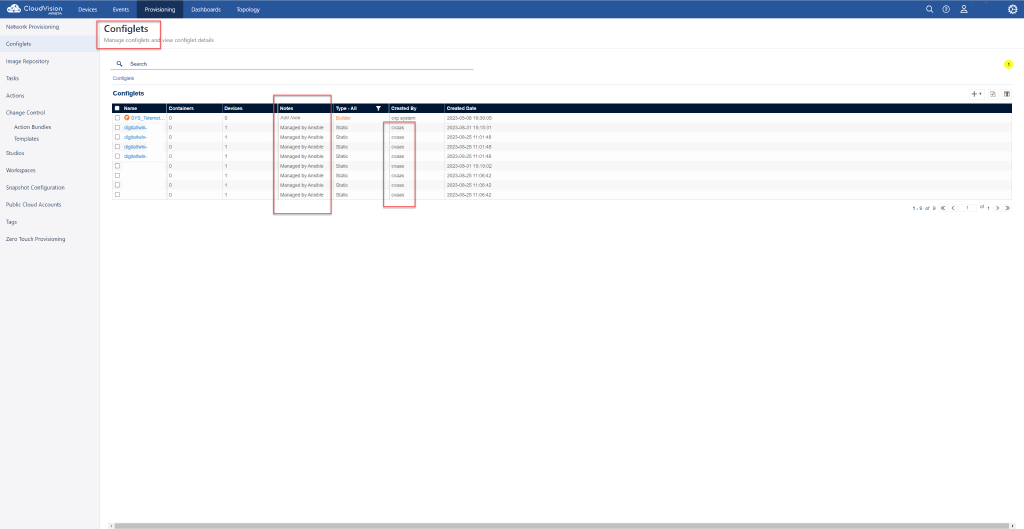 Building a DataCenter As Code with Arista CloudVision